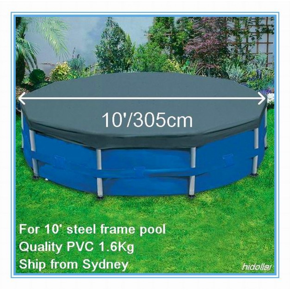 Round Pool Covers For Above Ground Pools PVC Pool Cover For Intex Aqua ...
